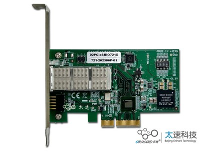 721-PCIe to RapidIO high-speed data transfer card based on TSI721